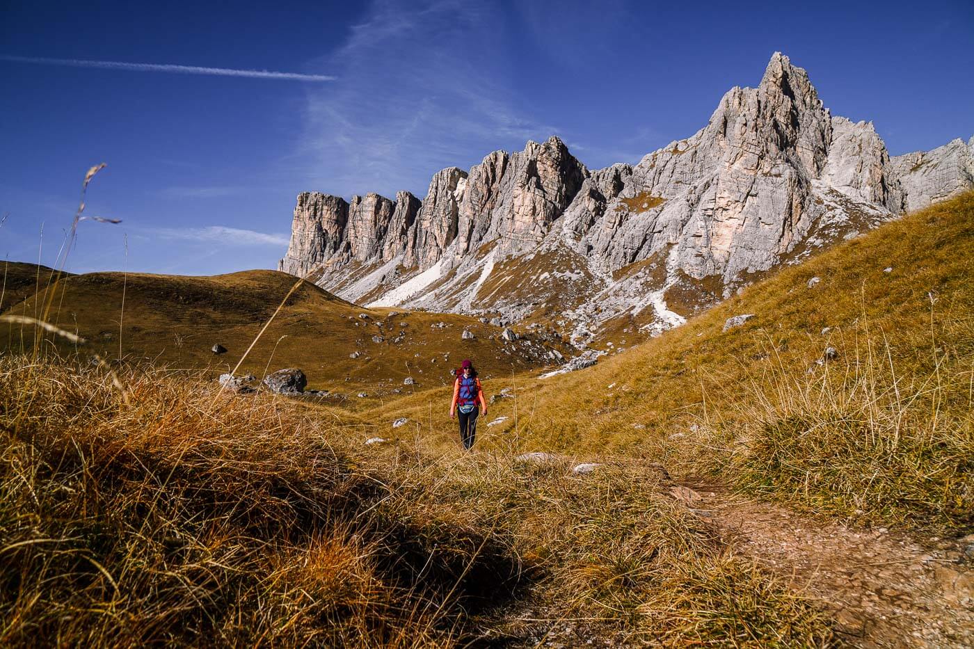 Passo Giau to Monte Mondeval Day Hike, Italian Dolomites