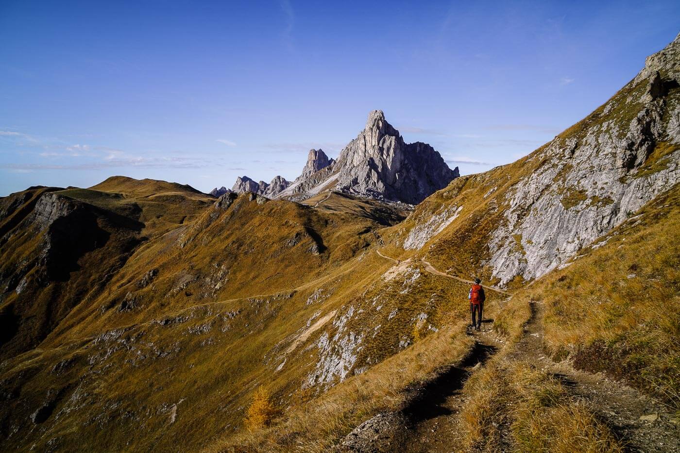 Passo Giau to Monte Mondeval Day Hike, Italian Dolomites
