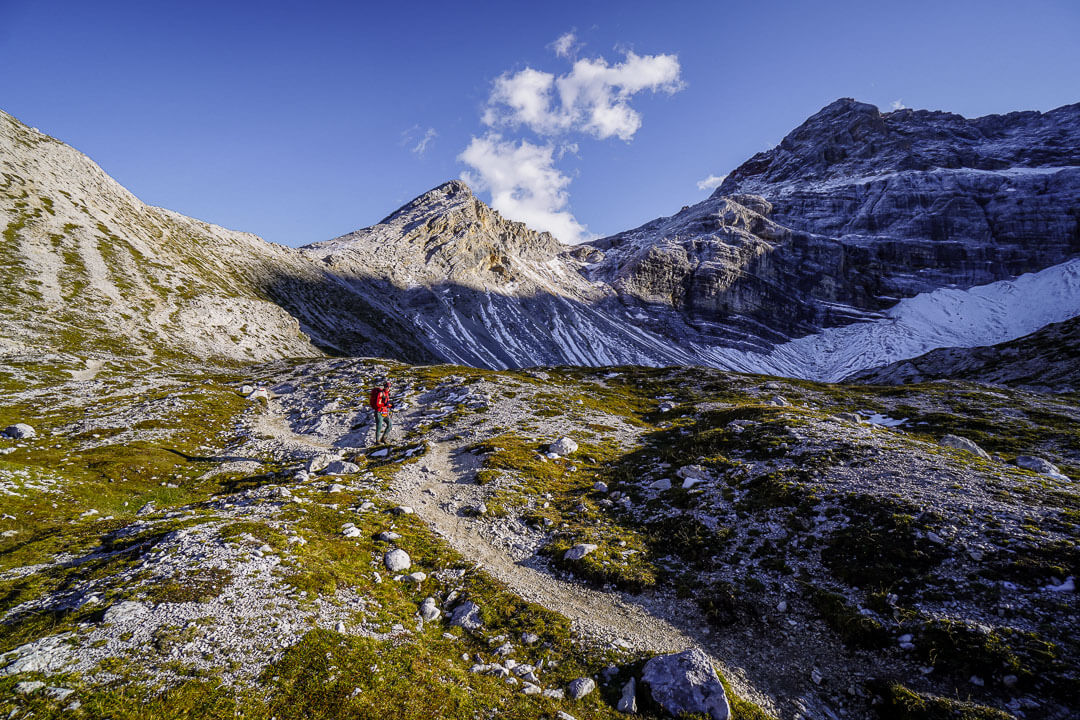 Gaisl High Trail: Hike from Prato Piazza to Malga Rossalm
