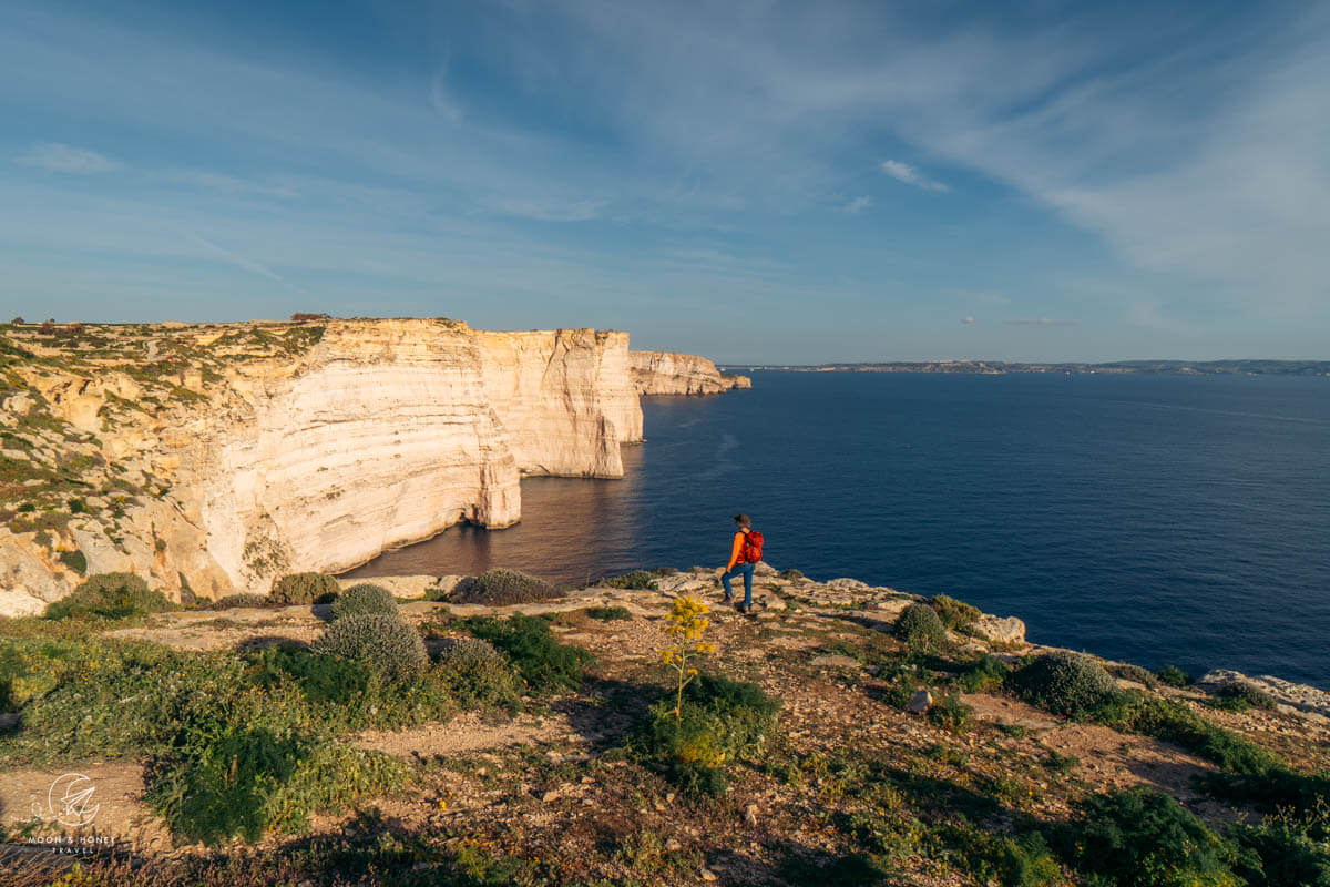 Xlendi Bay to the Sanap Cliffs Coastal Walk, Gozo Island
