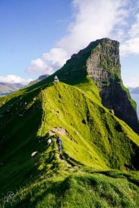 Kallur Lighthouse Hike on Kalsoy Island, Faroe Islands