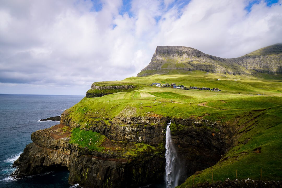 Múlafossur Waterfall and Gásadalur Hike, Faroe Islands