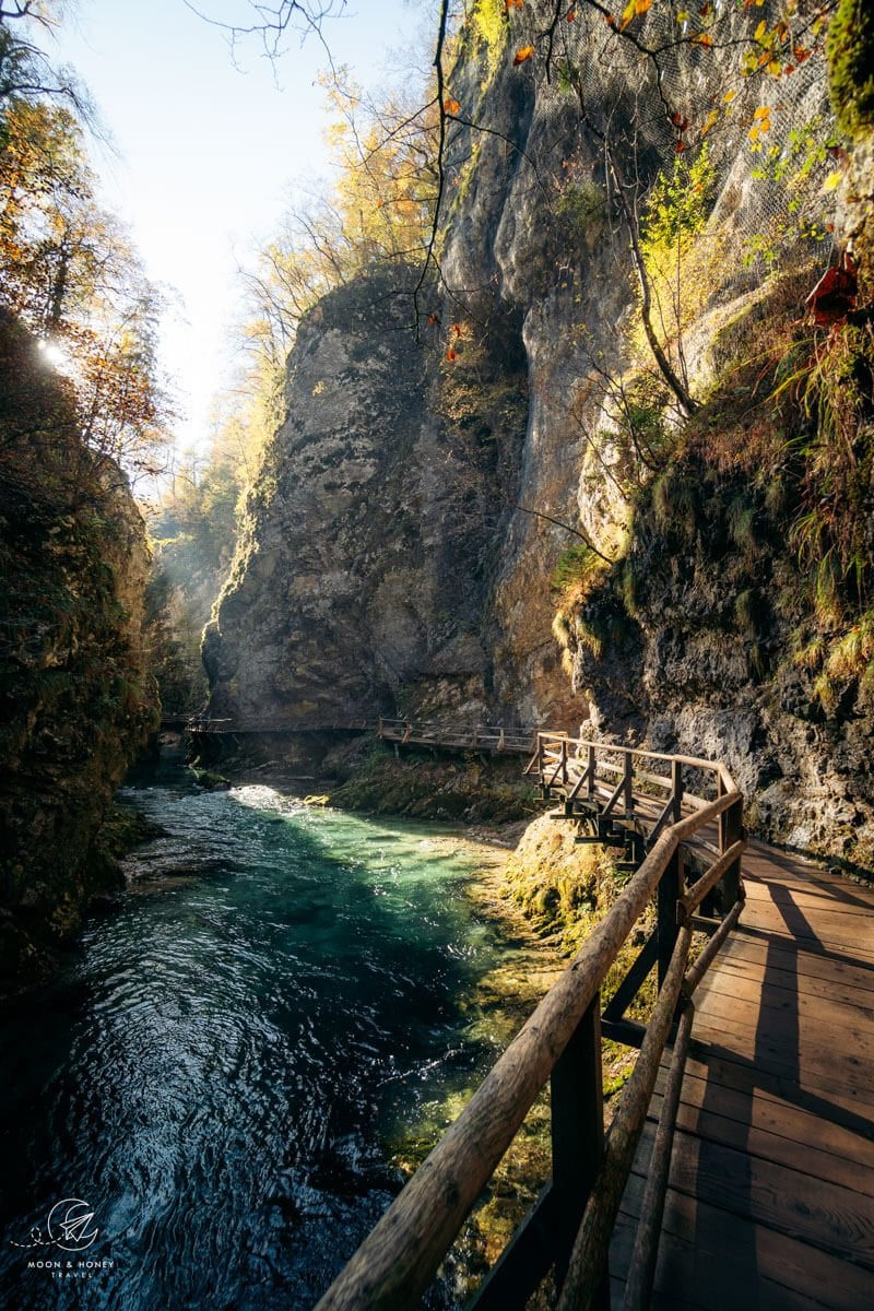 Vintgar Gorge Hike near Lake Bed, Slovenia