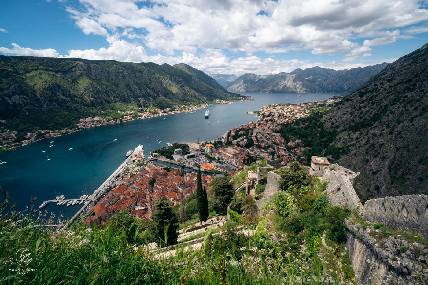 Kotor Fortress Hike: Kotor City Walls to St. John’s Fortress