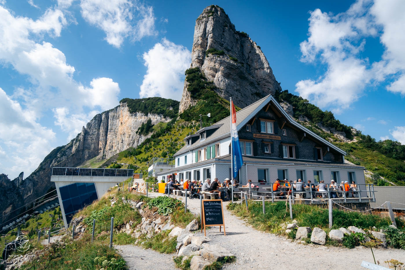 Alpstein Trek Stage 3: Zwinglipass Hut - Hoher Kasten Hike