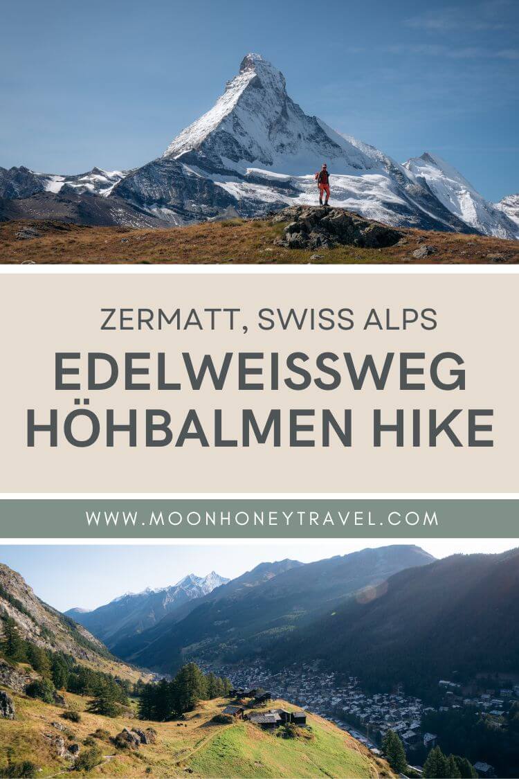Edelweissweg Hike (Höhbalmen High Trail) in Zermatt