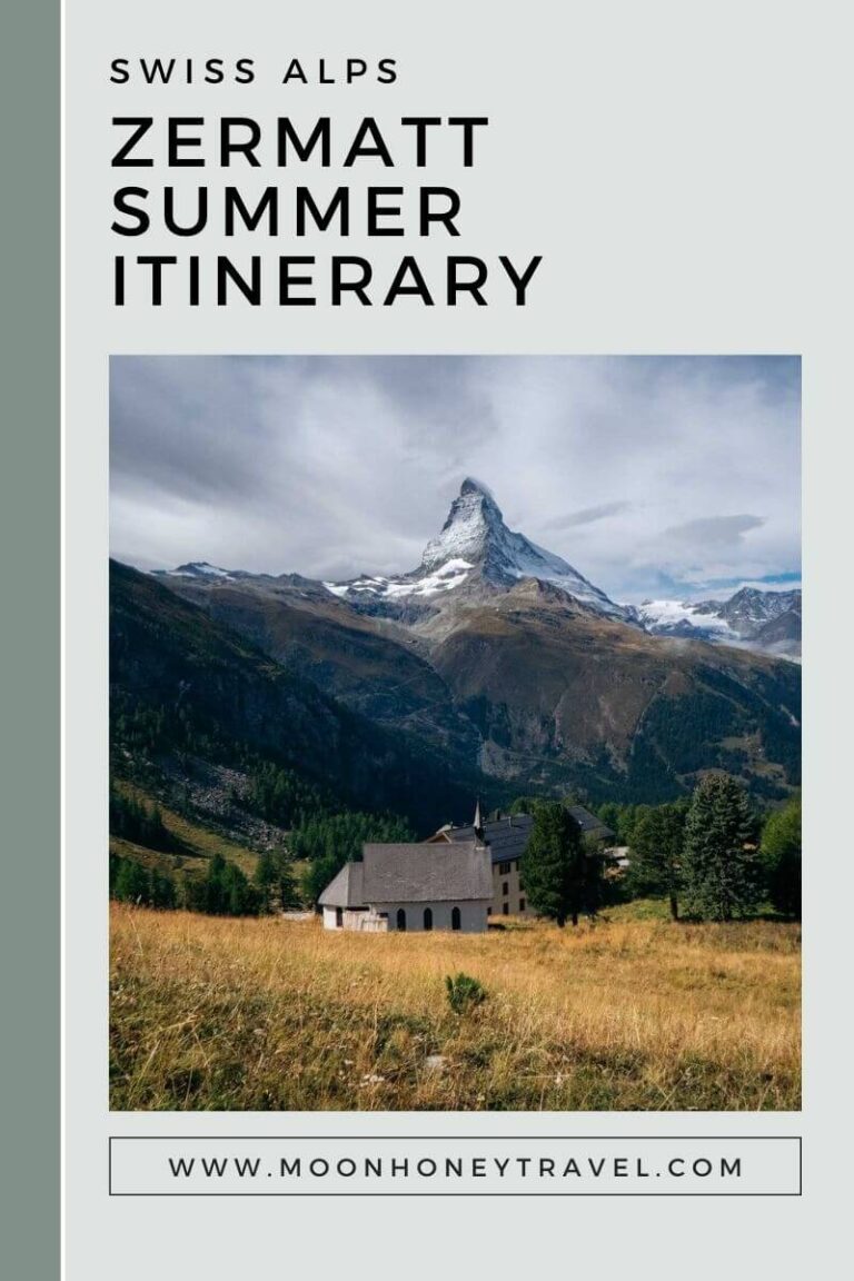4-Day Zermatt Itinerary for Hikers, Switzerland (+ Map)