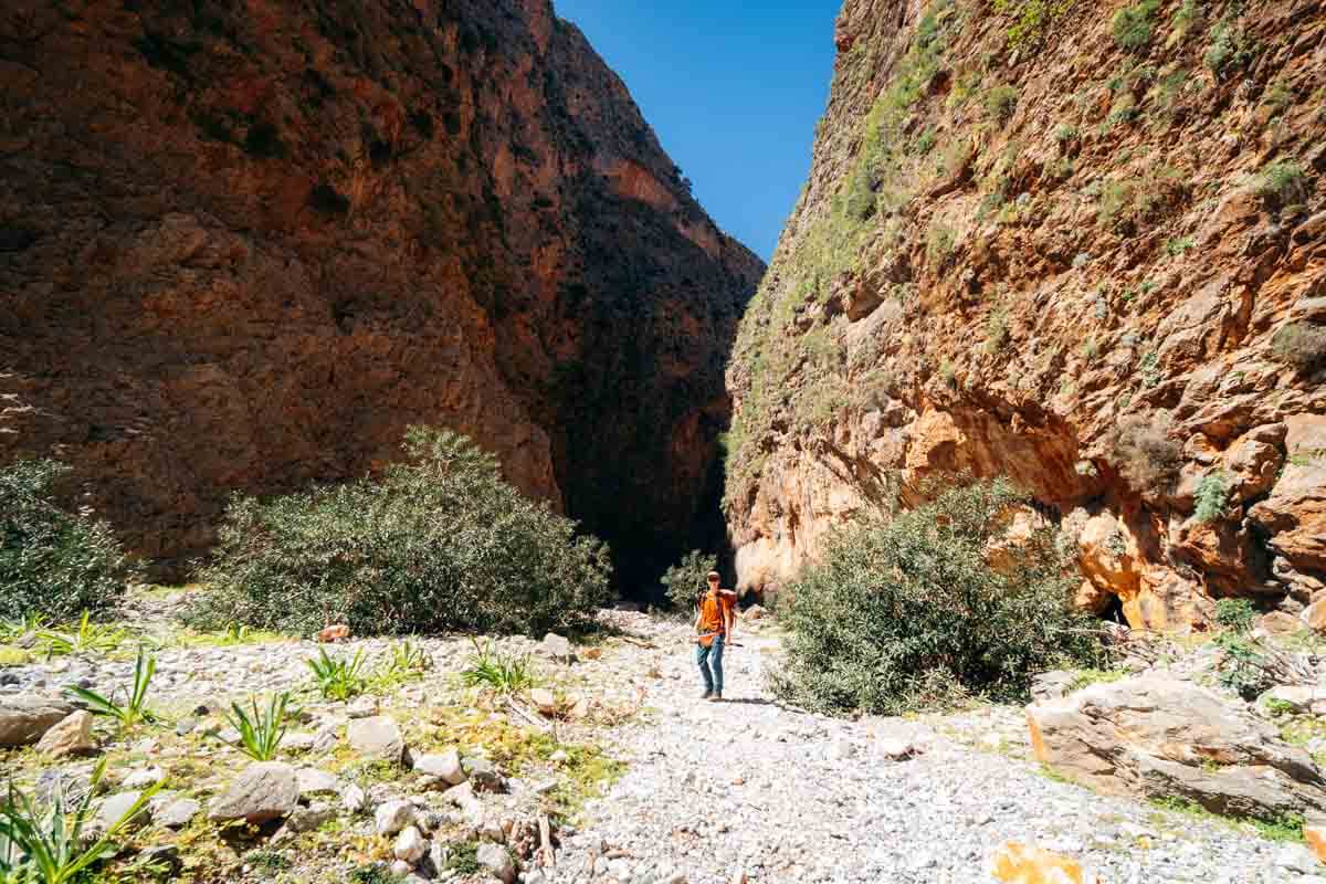How We Hiked Aradena Gorge in Crete (Our Route + Map)