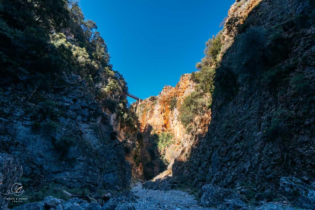 How We Hiked Aradena Gorge in Crete (Our Route + Map)