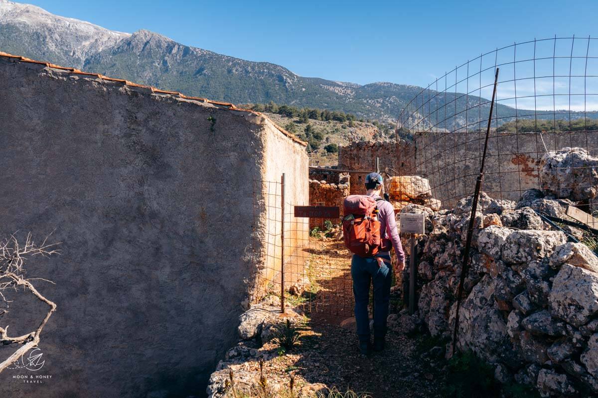 How We Hiked Aradena Gorge in Crete (Our Route + Map)