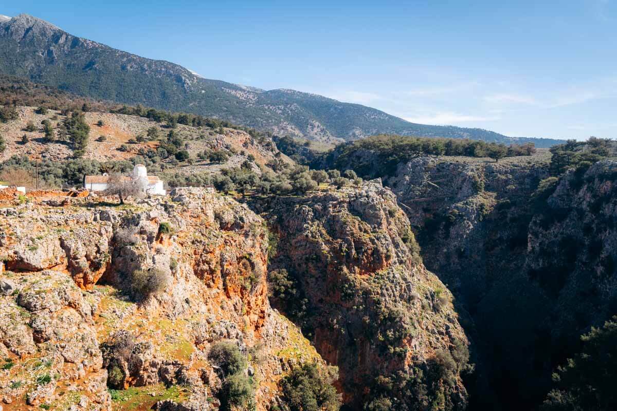 How We Hiked Aradena Gorge in Crete (Our Route + Map)
