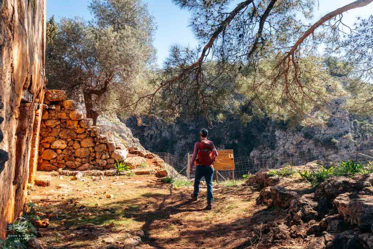 How We Hiked Aradena Gorge in Crete (Our Route + Map)