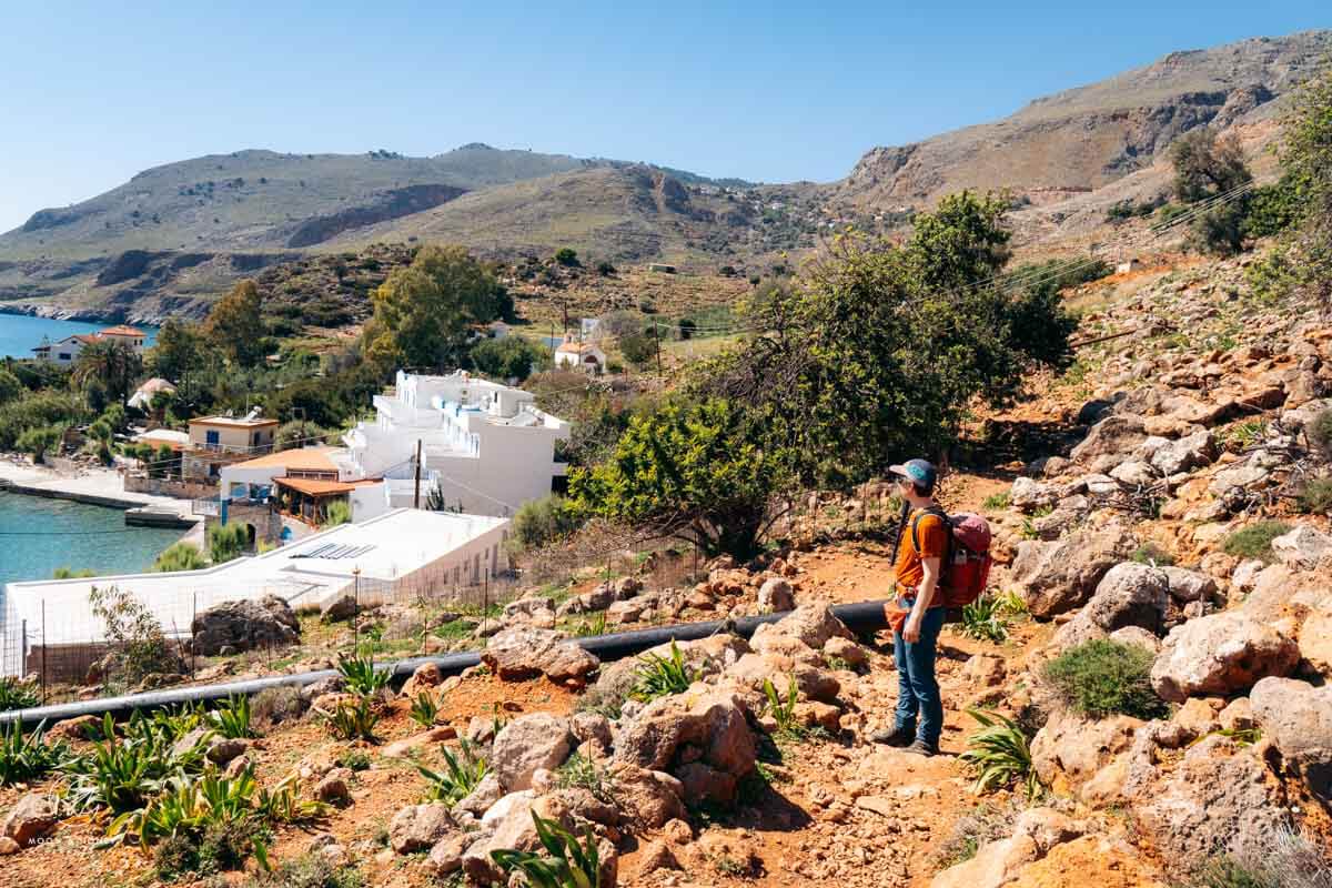 How We Hiked Aradena Gorge in Crete (Our Route + Map)