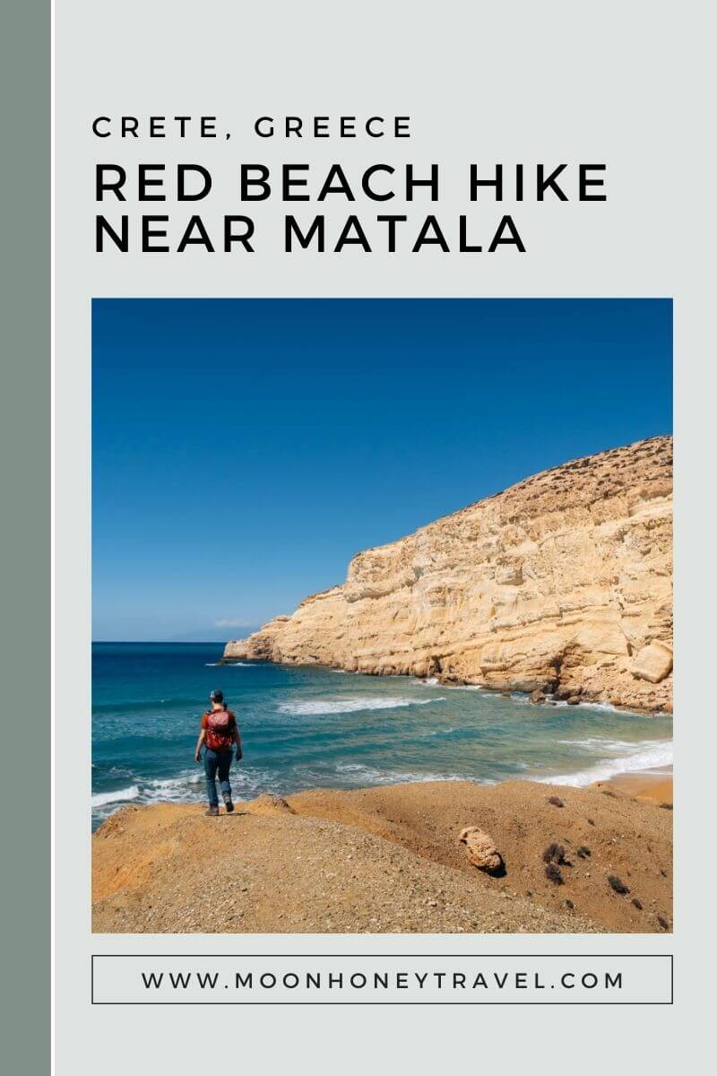 How to Hike to Red Beach in Matala, Crete