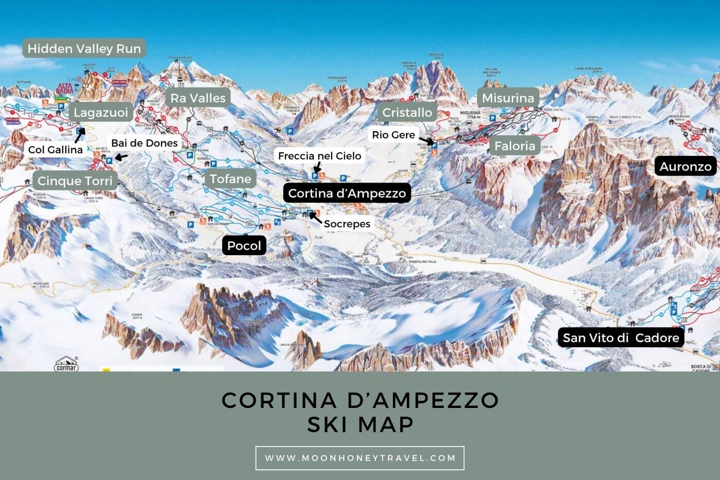 Skiing Cortina d’Ampezzo: Ski Resort Guide + Review